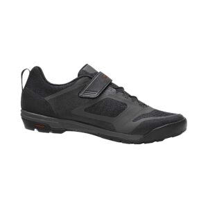 giro ventana fastlace cycling shoe - men's black/dark shadow 43