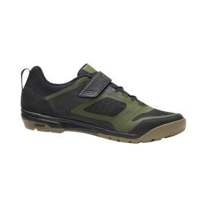 giro ventana fastlace men's clipless mountain bike shoes - black/olive (2021), 48