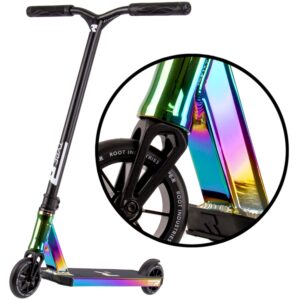 root industries type r complete pro scooter - pro scooters - pro scooters for adults/pro scooters for kids - quality scooter deck, pro scooter wheels, pro scooter bars - awesome colors (rocket fuel)