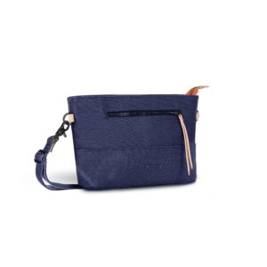 sherpani paige, small crossbody bags for women, cotton canvas crossbody purse, shoulder bag, crossbody handbags, vintage purse (indigo)