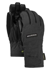 burton womens reverb gore-tex glove, true black, x-large