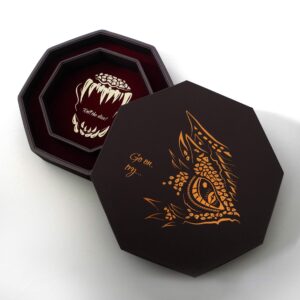 mythcarvers dice tray flame red