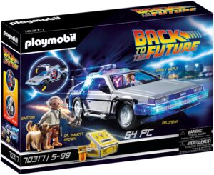 playmobil back to the future delorean