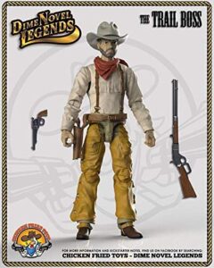 dime novel legends 1/18 scale (4" tall) old west action figure trail boss