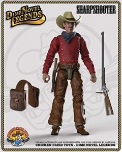 dime novel legends 1/18 scale (4" tall) old west action figure sharpshooter