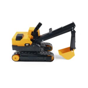 cat construction toys, steel construction excavator - heavy-duty & durable - ergonomic handles 3+ years - perfect for kids, dig & haul dirt all day long