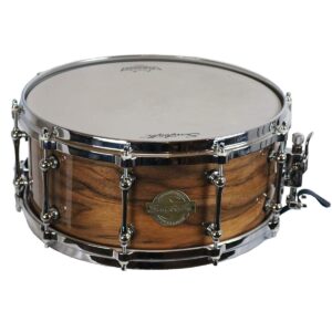 sawtooth hickory wood 14x6.5” snare drum, natural gloss, 14"x 6.5" (st-hsd-14x6.5)