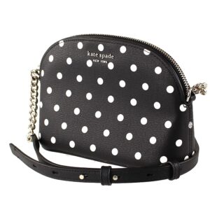 kate spade new york spencer cabana dot small dome crossbody black/multi one size