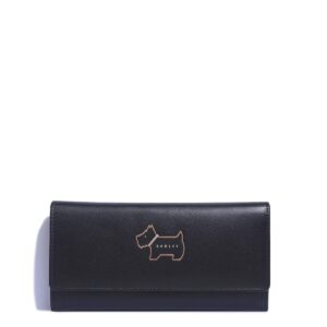 radley london heritage dog outline large leather wallet