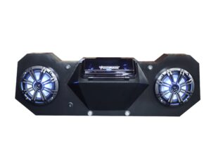 sd 4bbt2rgb2 -polaris rzr stereo system bt utv side by side (2-6.5" marine speakers)