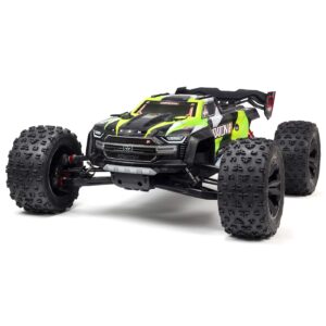 arrma rc truck 1/5 kraton 4x4 8s blx brushless speed monster truck rtr (ready-to-run), green, ara110002t1