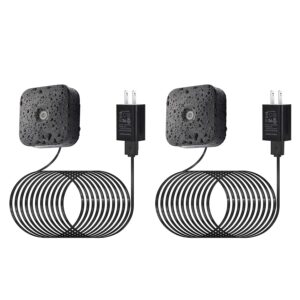 4pack 25ft/7.5m power cable compatible with all-new blink outdoor 4 (4th gen), weatherproof outdoor usb charging cable for blink outdoor 4, long type c flat power cord - black