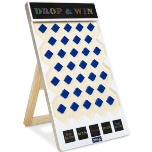 peleya prize drop disc game wood 27.8" x 15.9" with chalkboards carnival game trade show