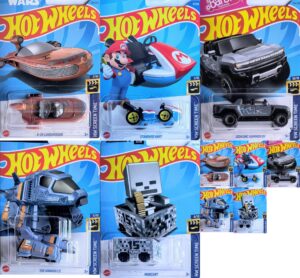 hot wheels hw screen time 5 car bundle set version 2