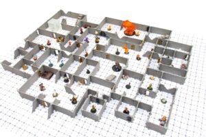 dirt cheap dungeons modular dungeon system - knight set (large): rpg terrain building for dungeons & dragons, pathfinder, war gaming, and more!