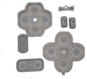 high qualit silicone conductive rubber contact pad button d-pad kit for new 3ds xl ll controller