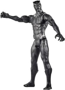 marvel titan hero series black panther action figure, 30 cm toy, inspired universe, for children aged from 4 years