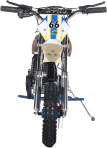 x-pro 40cc kids dirt bike, 4-stroke gas power mini pit bike with off-road tire and disc brake,blue