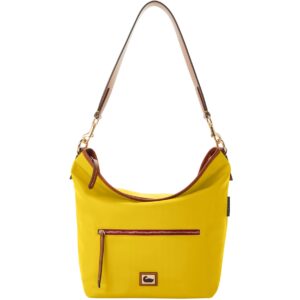 dooney & bourke handbag, hobo shoulder bag - yellow