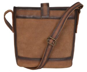 sts ranchwear cowhide derby bucket bag cowhide/tornado brown one size