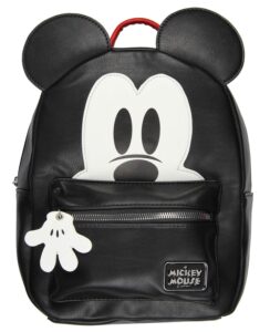 disney mickey mouse 3d character ears faux leather mini backpack purse