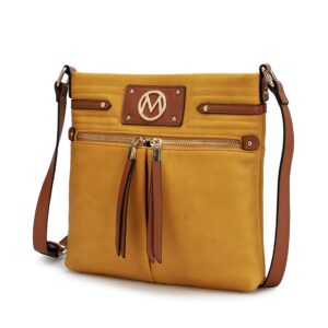 mkf collection crossbody bags for women purses, ladies medium over the shoulder side messenger bag by mia k