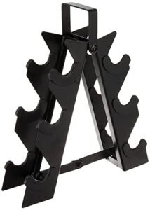 cap barbell metal dumbbell stand with handle | dumbbell rack