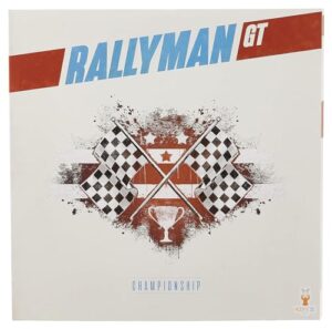 holy grail games | rallyman: gt - championship | strategy board game expansion | race cars with dice | 1 to 6 players | 45 minutes | ages 10+