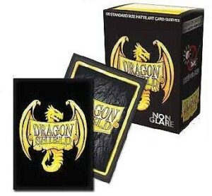 dragon shield sleeves - matte art 100 ct - mgt card sleeves - compatible with magic the gathering card sleeves pokémon and other card games - art 20th anniversary