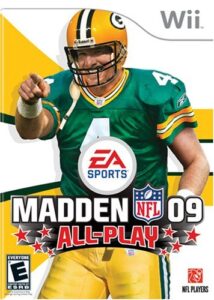 madden nfl 09 all-play - nintendo wii (renewed)