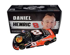 2x autographed 2019 daniel hemric & richard childress #8 bass pro shops rookie season dual signed lionel 1/24 nascar diecast with coa (#407 of only 553 produced)