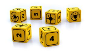 free league publishing alien rpg: stress dice set