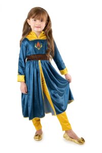 little adventures deluxe alpine princess dress up costume (medium age 3-5) - machine washable child pretend play and party dress with no glitter