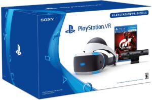 sony playstation vr & gran turismo sport bundle cuh-zvr2-gt (renewed