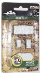 wizkids deep cuts unpainted miniatures terrain: wave 10: bedrolls