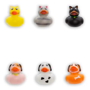 windy city novelties - 36 pack - 2" assorted easter bunny rubber duckies | for easter holiday giveaways kids’ bath toys pool toys jeep ducking