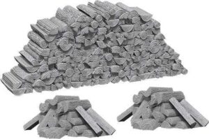 wizkids deep cuts unpainted miniatures terrain: wave 10: piles of wood