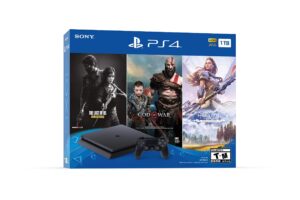 playstation 4 slim 1tb console - only on playstation bundle (renewed) [video game]