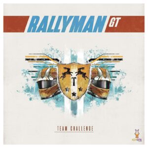 holy grail games | rallyman: gt - team challenge | strategy board game expansion | race cars with dice | 1 to 12 players | 45 minutes | ages 10+