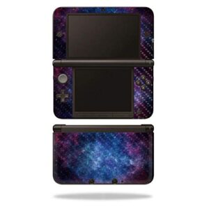 mightyskins carbon fiber skin for nintendo 3ds xl original (2012-2014) - nebula | protective, durable textured carbon fiber finish | easy to apply, remove, and change styles | made in the usa