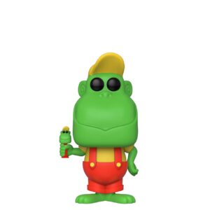 funko 43229 pop ad icons: pez - mimic monkey, green, shop exclusive, multicolor