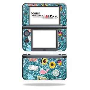 mightyskins skin for nintendo new 3ds xl (2015) - vsco girl | protective, durable | easy to apply, remove, and change styles | made in the usa