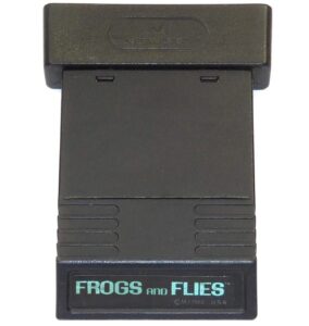 vintage frogs and flies atari 2600 video game cartridge