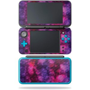 mightyskins carbon fiber skin for nintendo new 2ds xl - rebirth | protective, durable textured carbon fiber finish | easy to apply, remove, and change styles | made in the usa