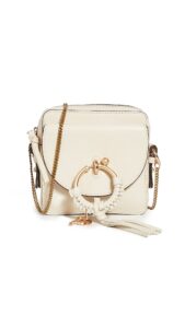 see by chloe women's joan mini crossbody, cement beige, off white, one size