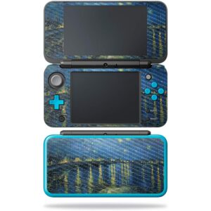 mightyskins carbon fiber skin for nintendo new 2ds xl - color bugs | protective, durable textured carbon fiber finish | easy to apply, remove, and change styles | made in the usa