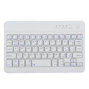 thai language ultra slim bluetooth keyboard suitable for android/ios/windows systems.