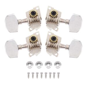 alomejor ukulele tuning peg 2l + 2r ukulele tuning peg machine head with mouting screws for classical ukulele