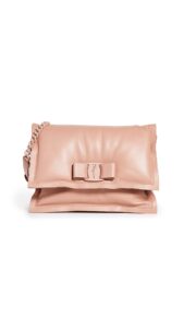 salvatore ferragamo viva shoulder bag new blush one size