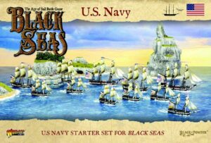 warlord black seas the age of sail us navy fleet game - role playing strategy board games for adults, table top the age of sail strategic wargaming kit - tabletop military history rpg with terrain